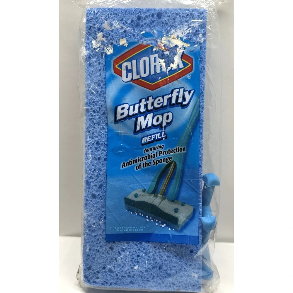 Clorox | Kitchen | Clorox Butterfly Mop Refill Easy Push Button ...